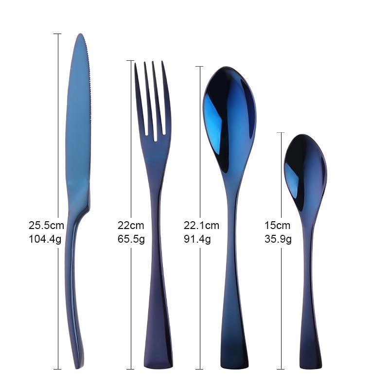 Blue Cutlery Set - Buy Exclusive Blue Cutlery At Fansee Australia