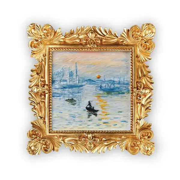 Monet-Inspired DIY Painting Kit with Gold Frame – Impression Sunrise ...