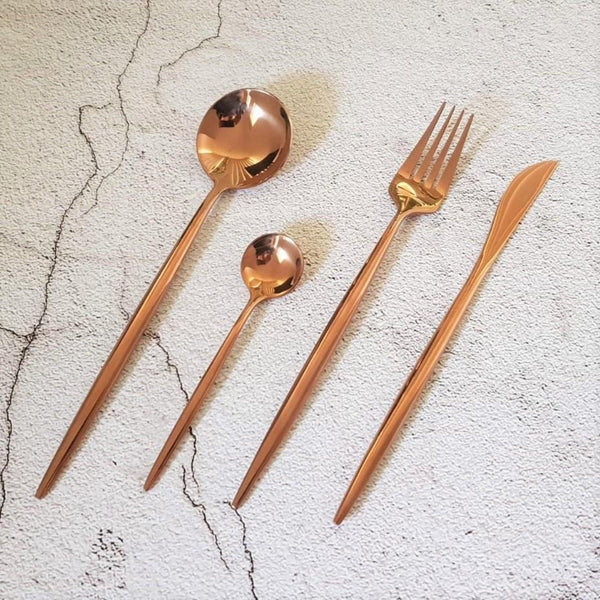 Rose Gold Cutlery | Cutlery Sets | Flatware | Fansee Australia
